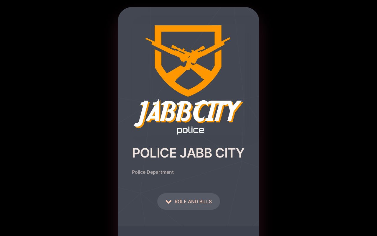 Jabb City Police Website